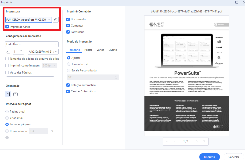 Como transformar uma foto em PDF